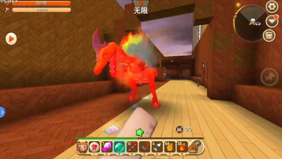 迷你世界:千辛万苦刷狗做出来的地狱门!怎么进去确是小黑屋!