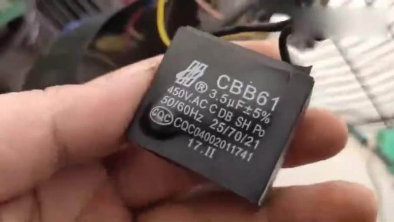 工业电风扇不转 原来是这个东西坏了 很简单就修好了省下很多