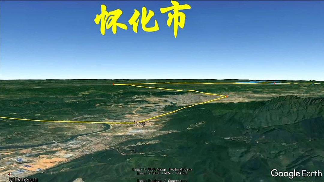 卫星航拍 怀化市,从未见过的视角,看见不一样的怀化,很漂亮!
