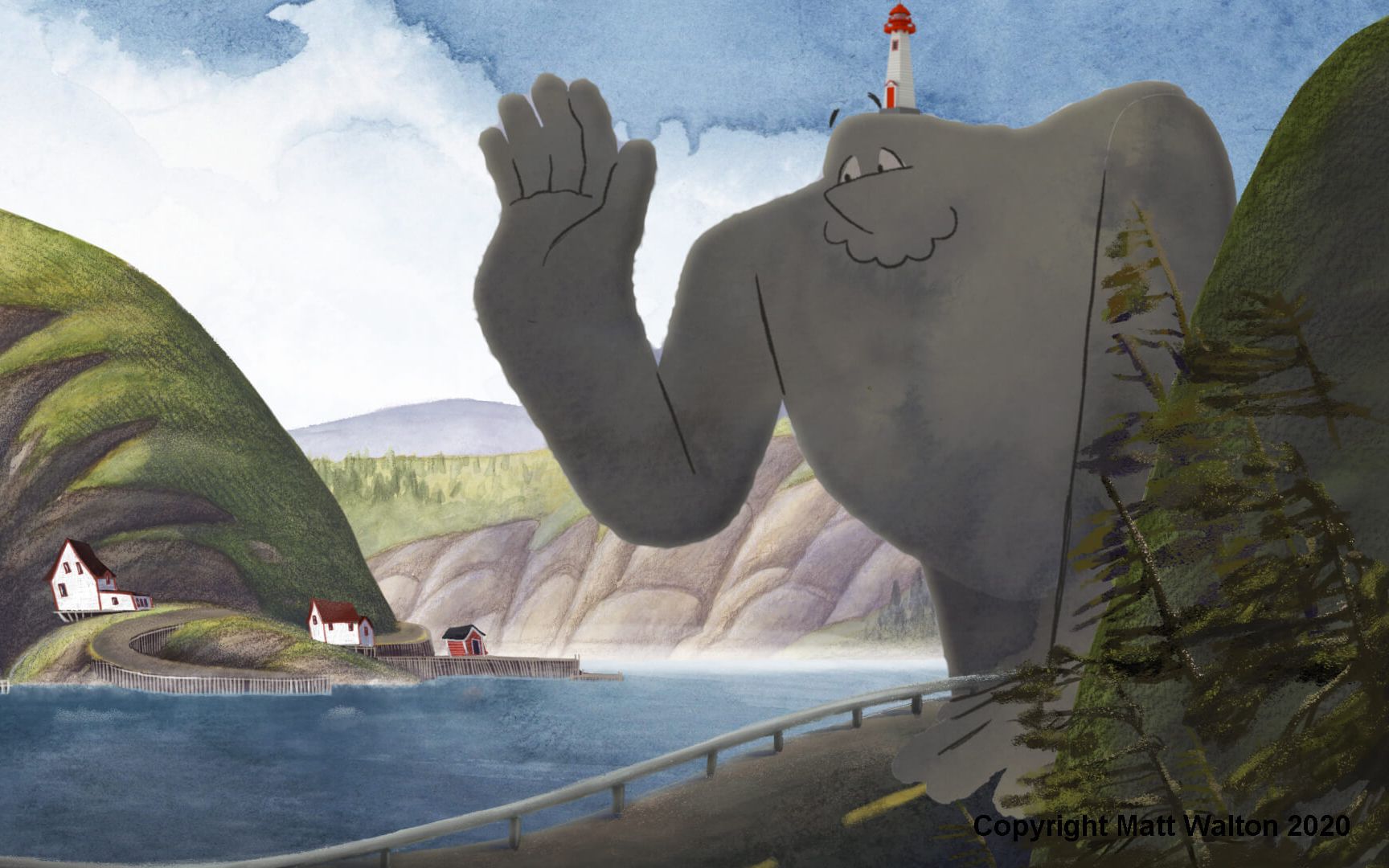 「TICFF 2022」|【加拿大/ 动画短片】《灯塔巨人》原声无对白 | The ...