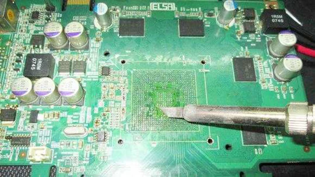 笔记本维修BGA拆焊武林秘籍(三)主板上BGA焊盘处理方法及流程