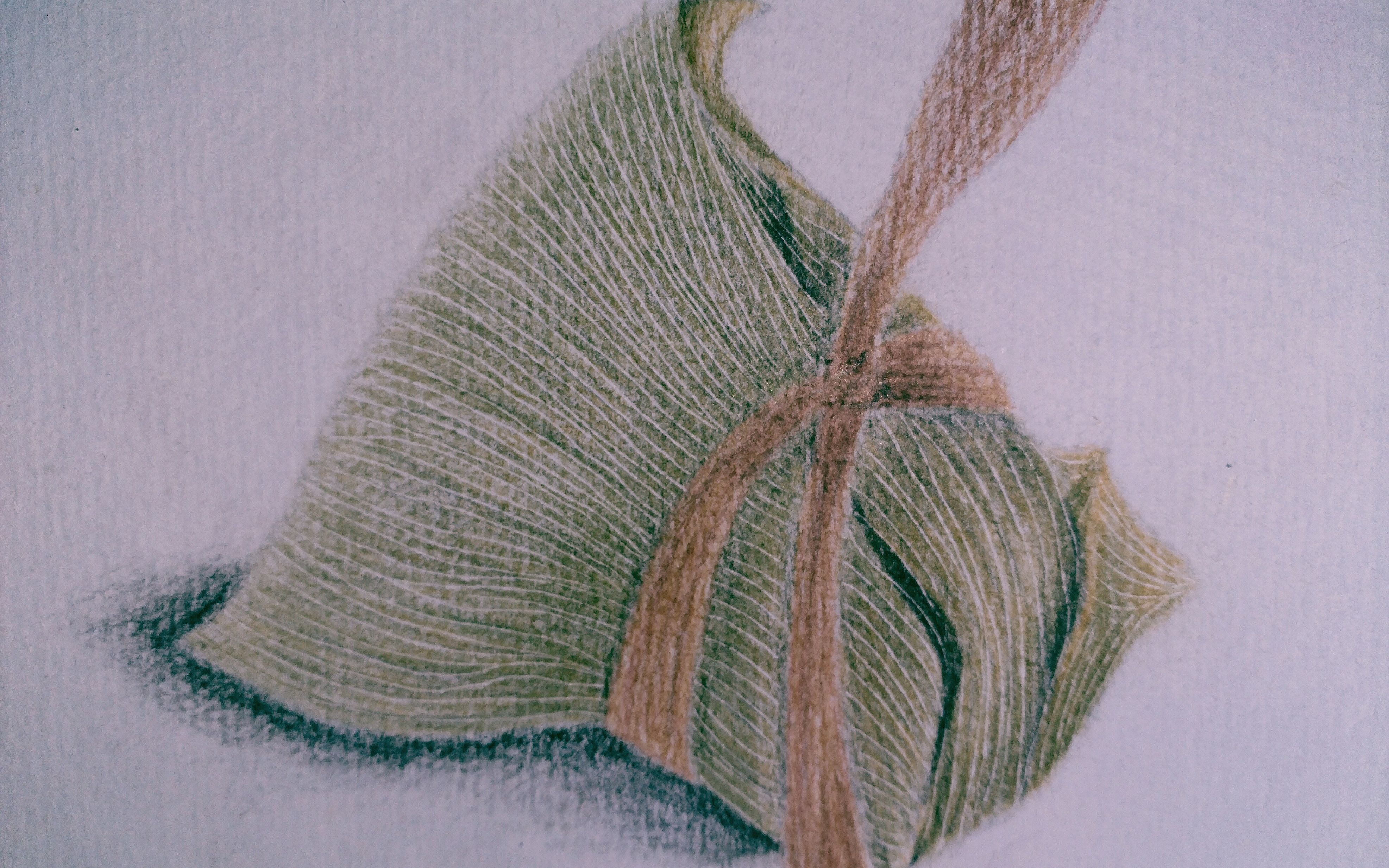 【彩铅】临摹7+端午节的粽子+BGM-无眠