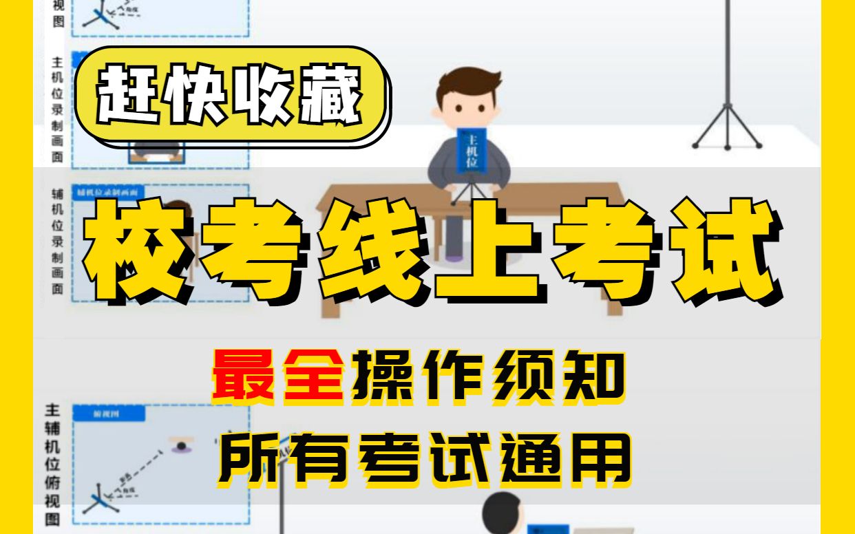 校考前 | 这些注意事项与操作指南必须知道