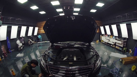 迈巴赫施工PTF汽车漆面保护膜视频