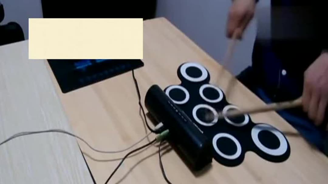 架子鼓教程 手卷电子鼓架子鼓初学入门练习视频教程