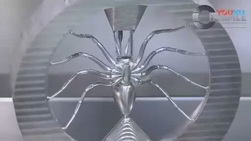 看了这个加工蜘蛛模型的视频你就知道德国工业多强大