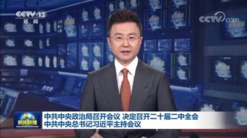 中共中央政治局召开会议 决定召开二十届二中全会 中共中央总书记习...