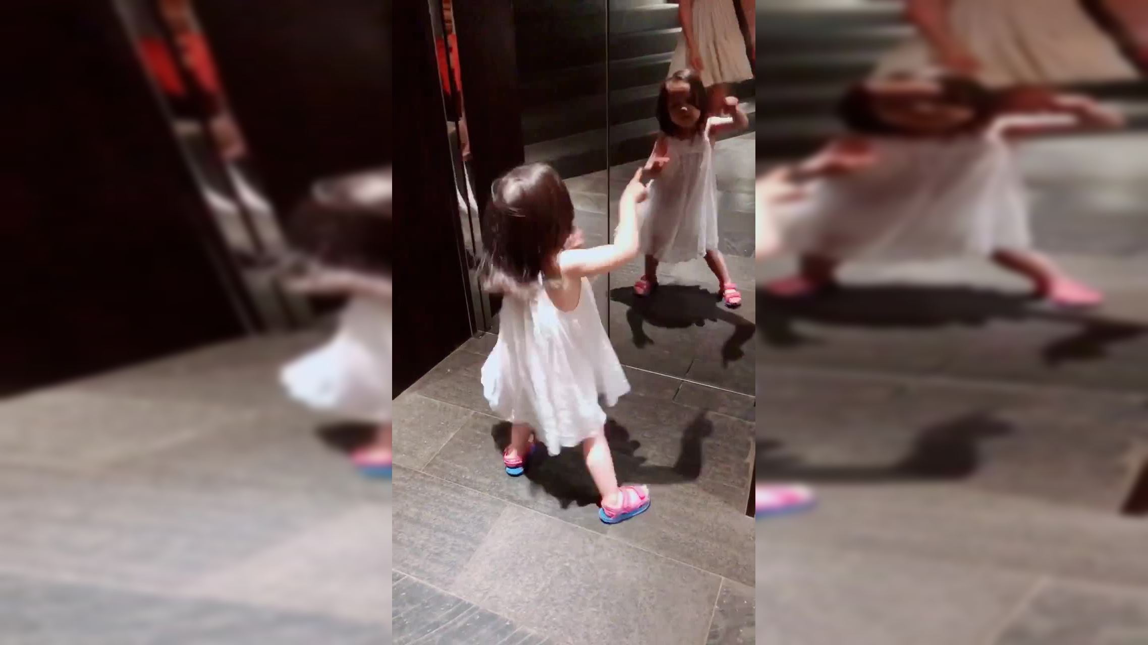 电梯门开的那一瞬间的淡定,我刚才什么都没做