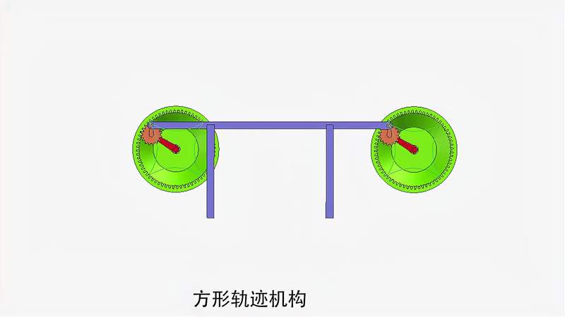 两个行星齿轮机构实现方形轨迹,一起看看吧!