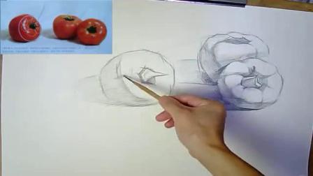 速写图片风景 简单素描画小狗 素描自学教程