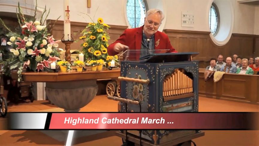 手摇风琴演奏《Highland Cathedral 苏格兰高地大教堂