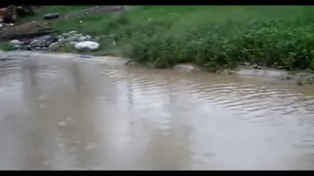 地震特重灾区绵竹9月24日雷暴雨