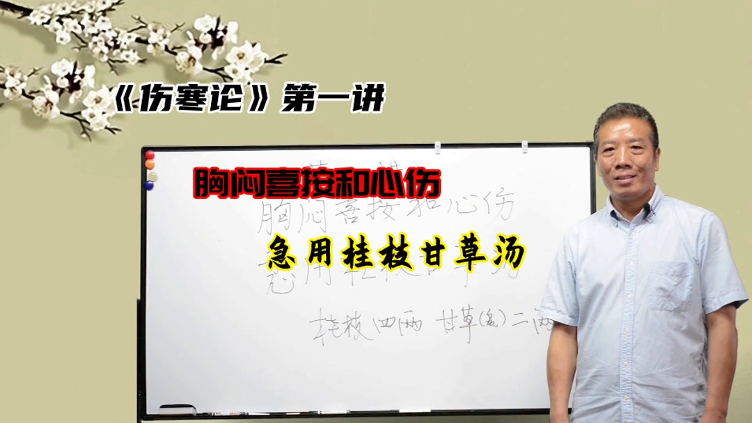 科普医学经典《伤寒论》,第一讲桂枝甘草汤,中药药方
