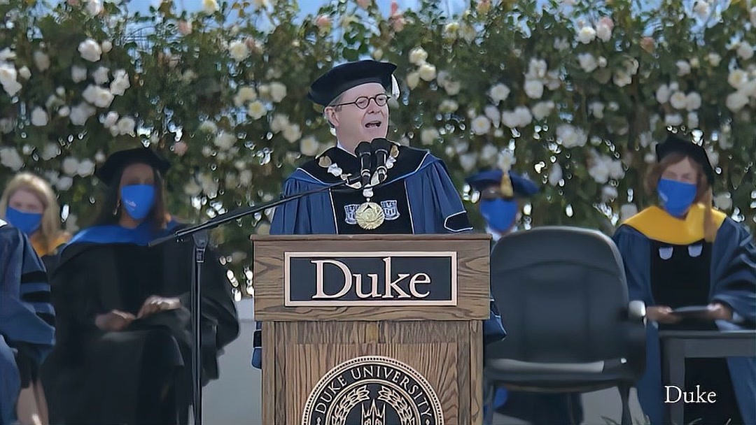 2021 美国杜克大学毕业典礼校长致辞 Duke University