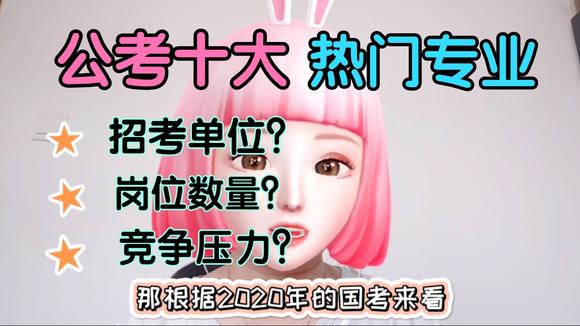 公务员考试里十大热门专业,招考单位多,岗位上千个,竞争压力小
