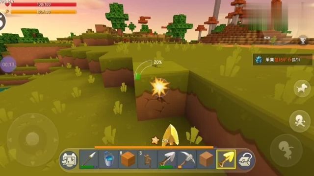 迷你世界单人生存第6期今天填土养牛