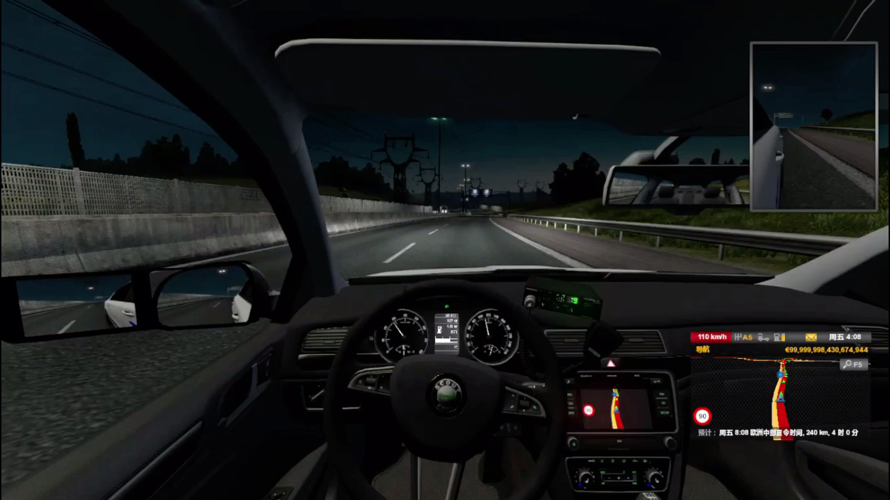 欧洲卡车模拟2没事开小车转转