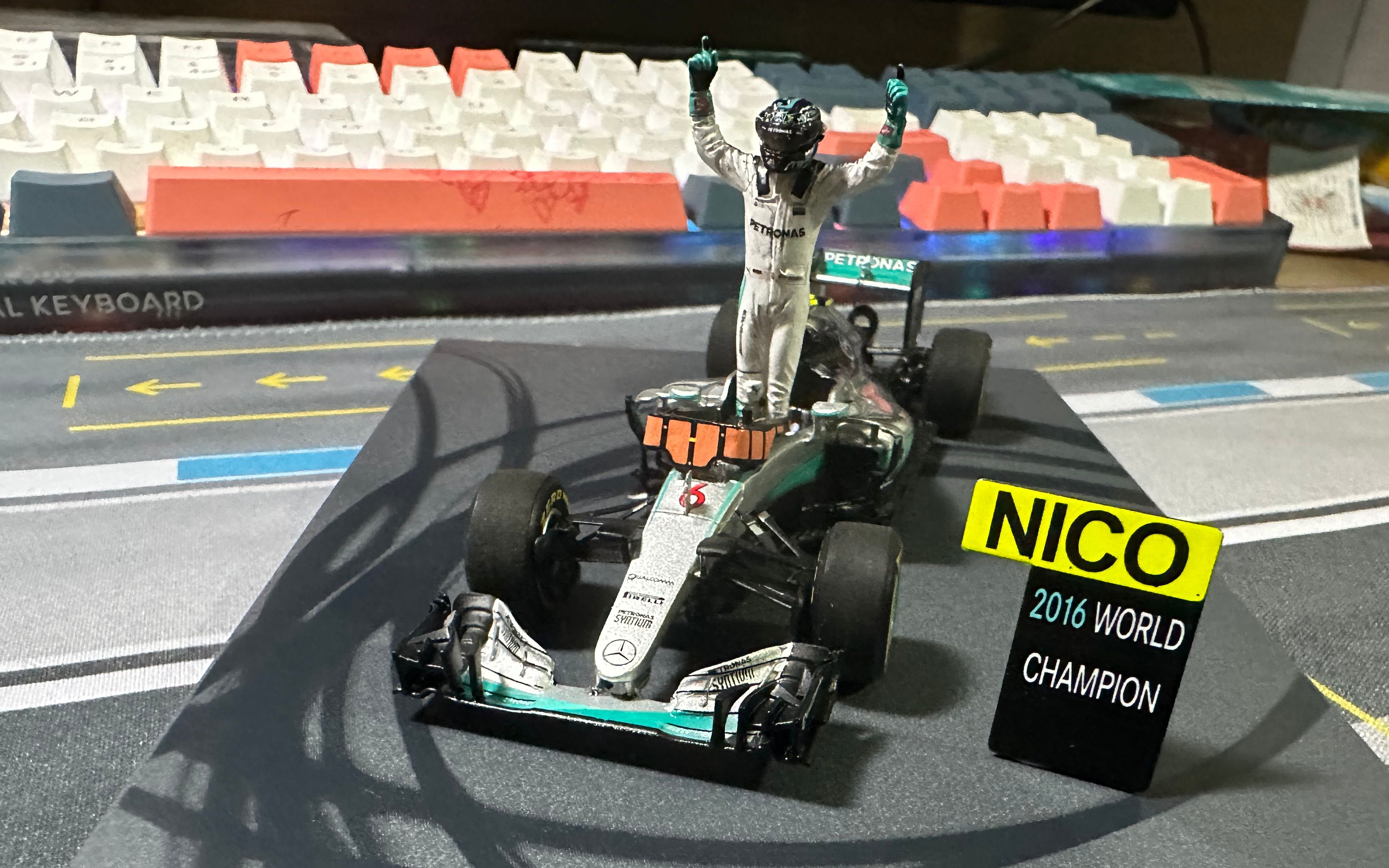 复刻世界冠军场景的F1模型!