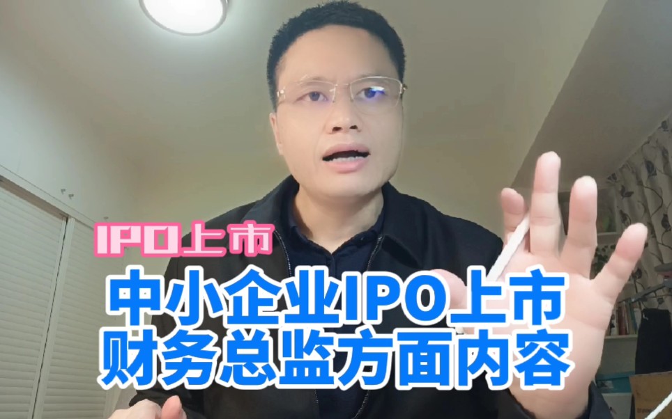 中小企业IPO上市有财务总监方面的内容介绍,财务总监简要工作