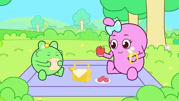 咕力儿歌:小白云姐姐爱干净讲卫生 是个勤劳的小园丁