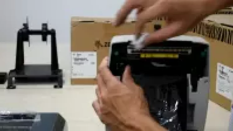 ZEBRA斑马GK888t GT800 GT820打印机清洁打印头视频教程 超详细 ...