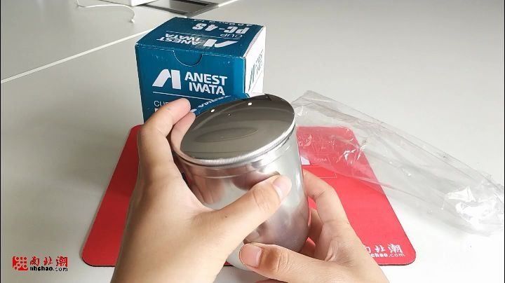 日本岩田PC-4S油漆喷枪喷壶外观展示视频【南北潮商城】