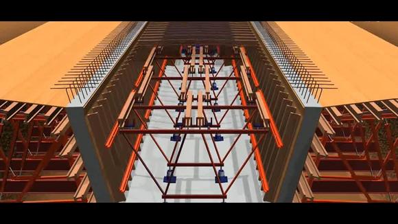 现浇箱梁施工工艺动画