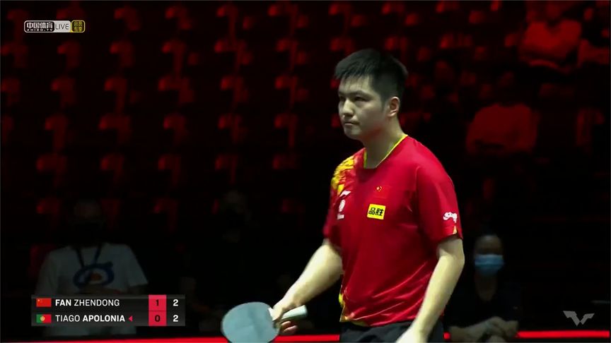 樊振东 VS 阿波罗尼亚 2022WTT新加坡大满贯 男单第一轮