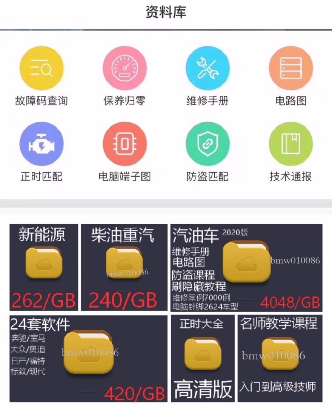 汽车维修资料电路图维修手册正时大全汽车构