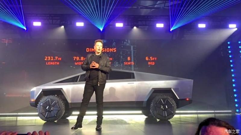 特斯拉纯电动皮卡Cybertruck正式发布 2分钟解读此款车