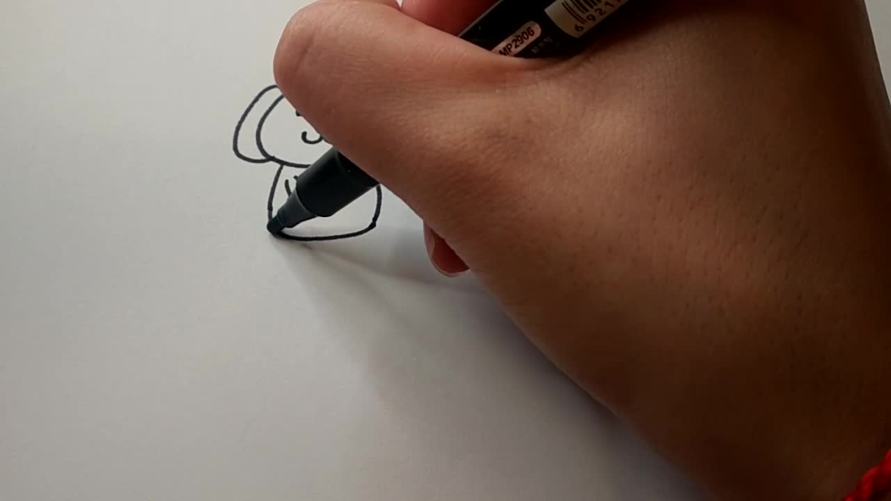 萌乐园简笔画 用圆形画小动物