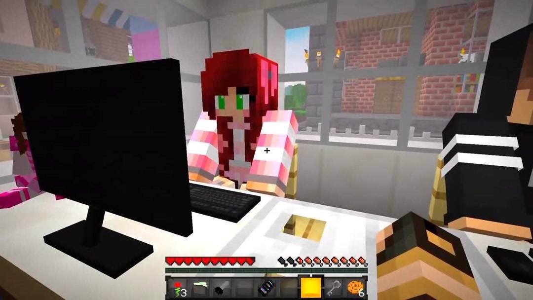 我的世界:来我这玩一会电脑吧