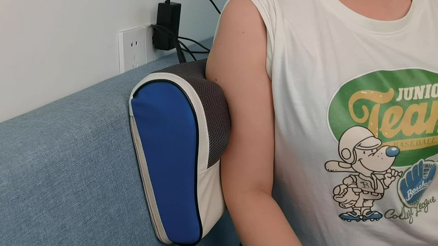 利用碎片时间放松自己,15分钟智能定时,随处可按!#按摩放松