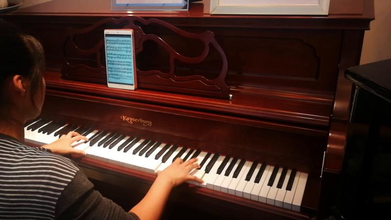 音乐学院钢琴系的女孩子,就喜欢恺撒堡钢琴,给自己选了一架