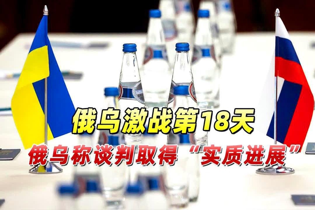 俄乌激战第18天,俄乌称谈判取得实质进展,双方给出乐观评估