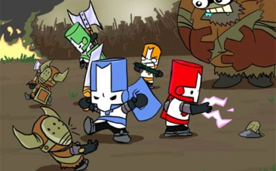 【粤语实况】城堡破坏者Castle Crashers 无节操联机-这是一个有味道...