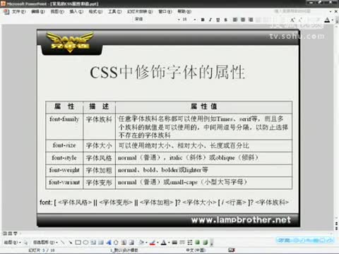 常见的CSS属性和值 第3节