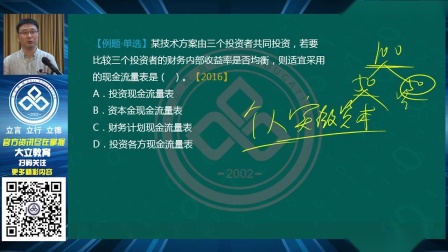 7-刘戈精讲-技术方案现金流量表编制