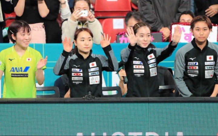 【日台】19世界杯团体 女团小组赛B组第一轮 日本VS奥地利