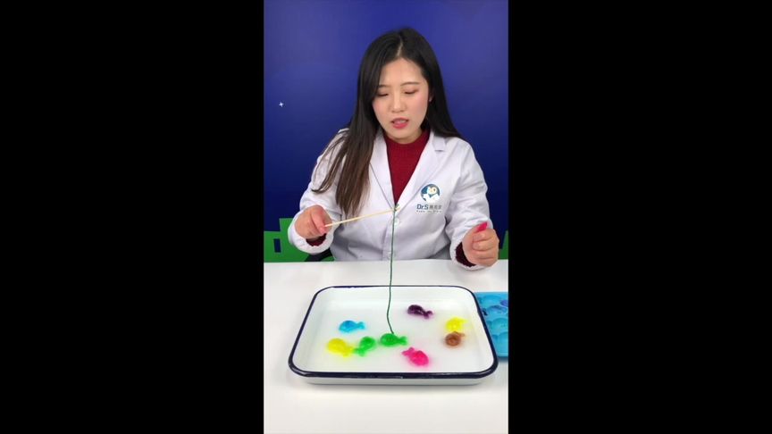 凝固点降低之钓冰块鱼