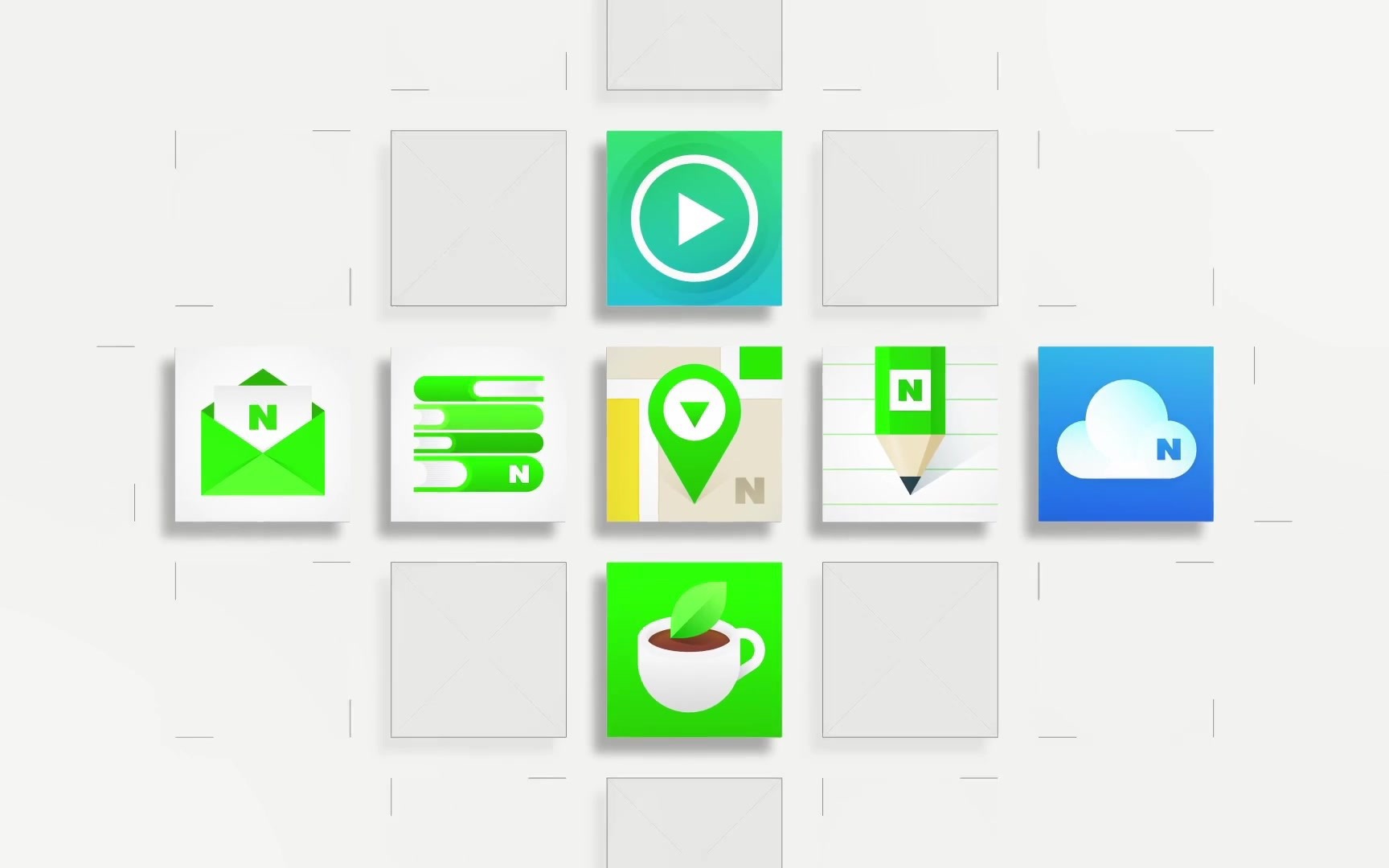 【二维动画】超棒动态设计ICON图标运动图形动画《NAVER Square ...