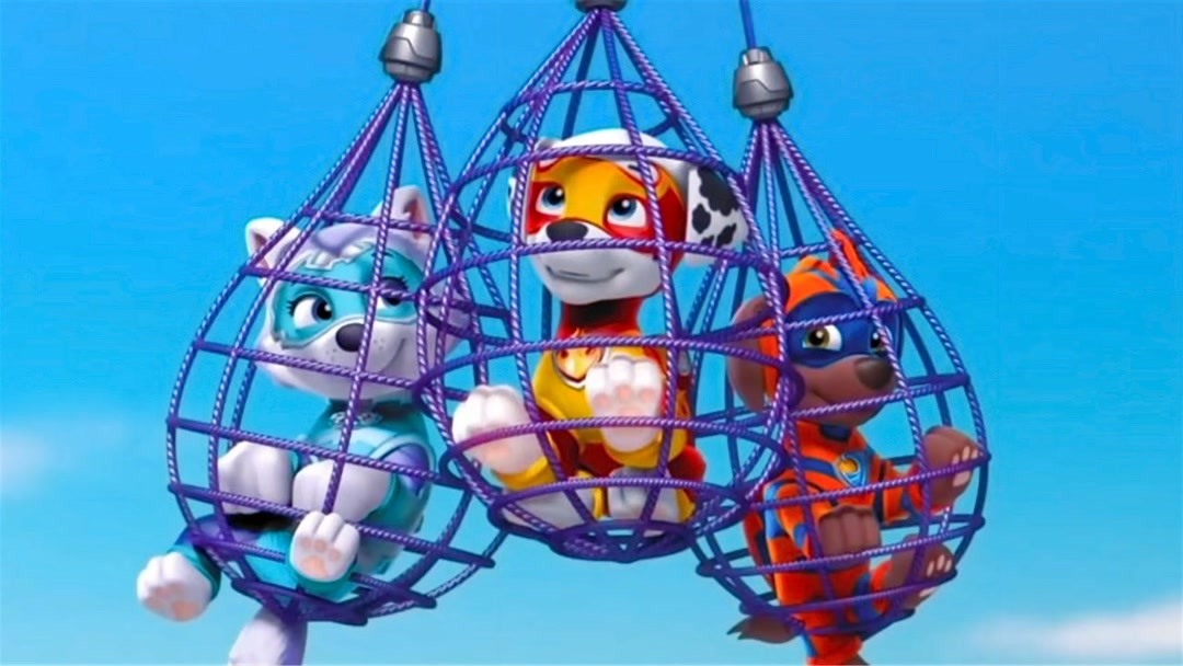 怎么办!汪汪队被史蒂夫的迷你世界困住了,谁能帮帮它们