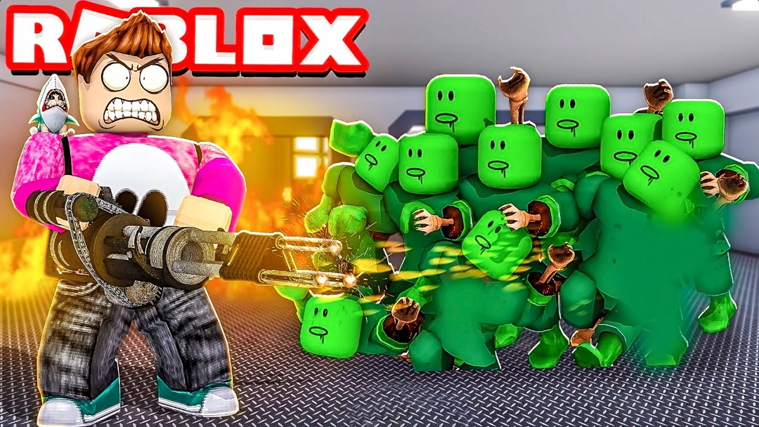 Roblox丧尸故事模拟器:逃生大冒险!遭遇超多丧尸围攻!小格解说