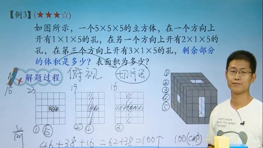 小学数学五年级奥数:立体几何常用技巧,带你学习最实用解题技巧