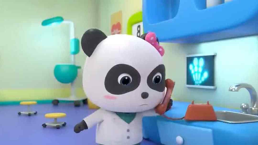宝宝巴士早教动画:我是小医生来给病人看病。