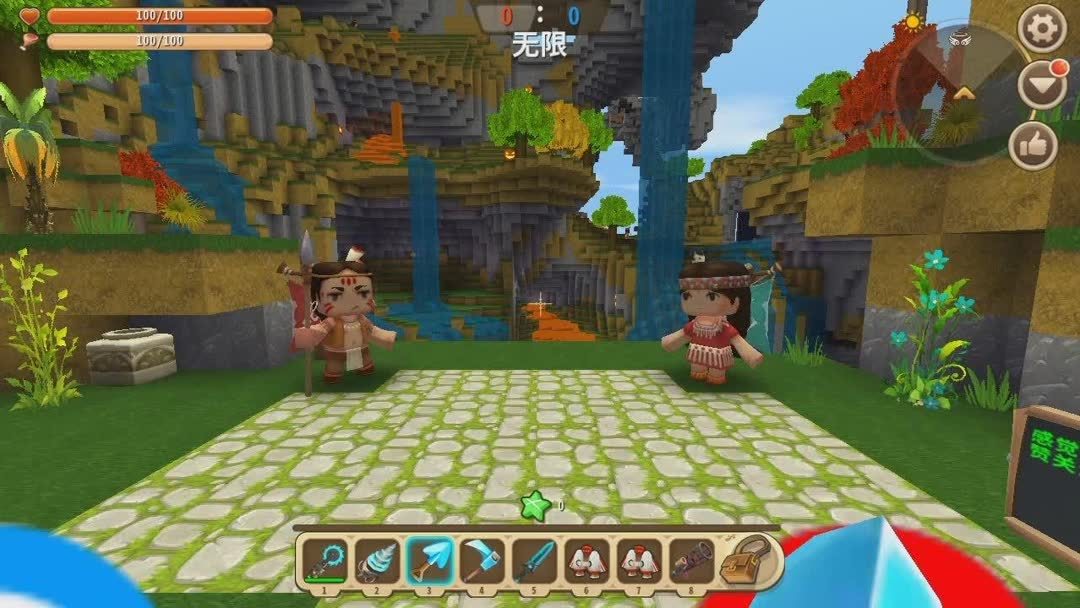 迷你世界:时光倒流来到第一次的地图,你会选择卡卡吗