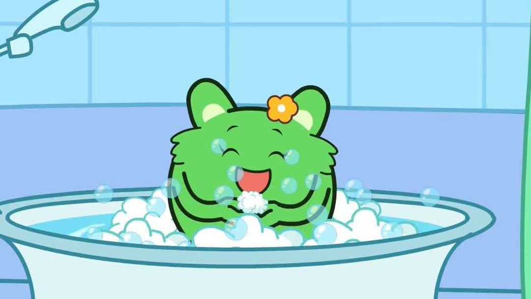 咕力儿歌之预防肺炎 第1集 洗澡澡