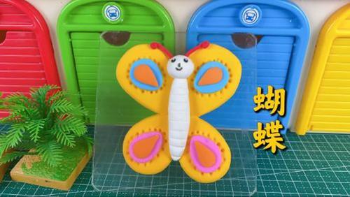 儿童粘土教程,粘土DIY动物蝴蝶,亲子手工教程认识动物