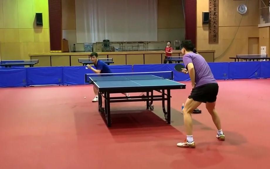 马龙樊振东乒坛教科书式的动作