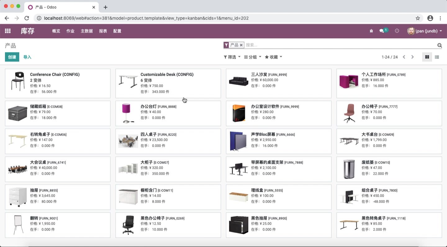 Odoo13 多组织权限控制及业绩分析